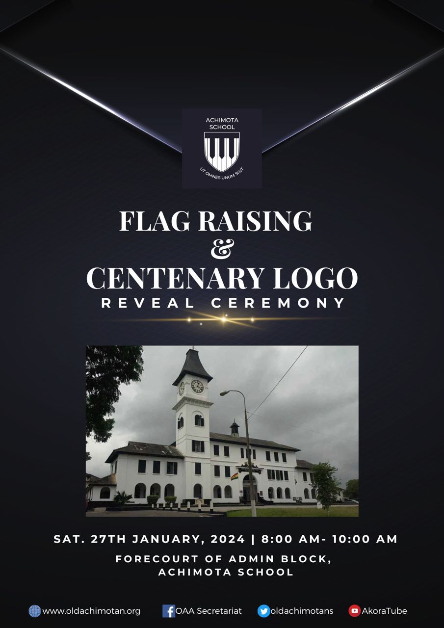 Flag-Raising & Centenary Logo Reveal Ceremony - Old Achimotan Association