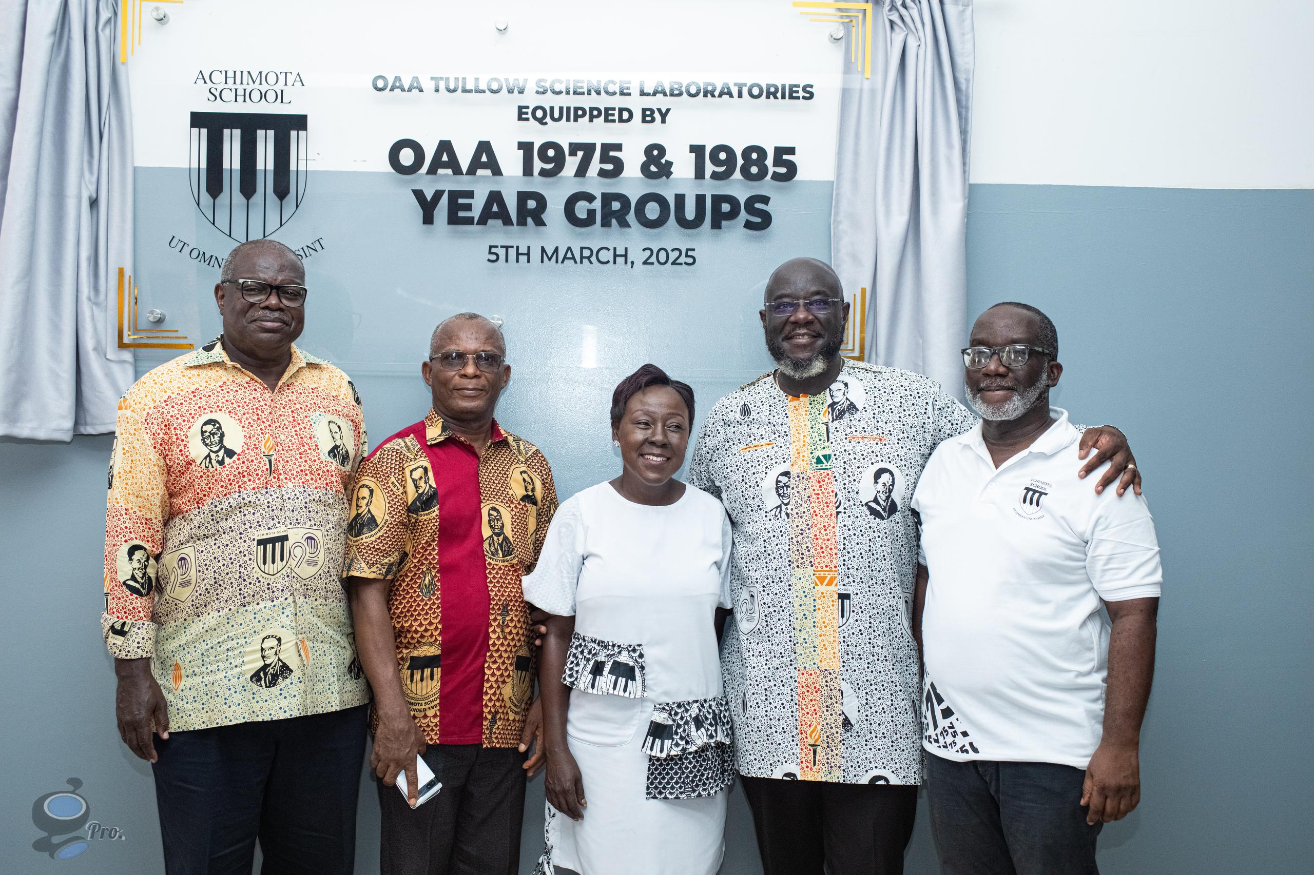 OAA 75 and 85 Year Groups Donate GH₵1.5 Million Science Equipment to Achimota School - Old ...
